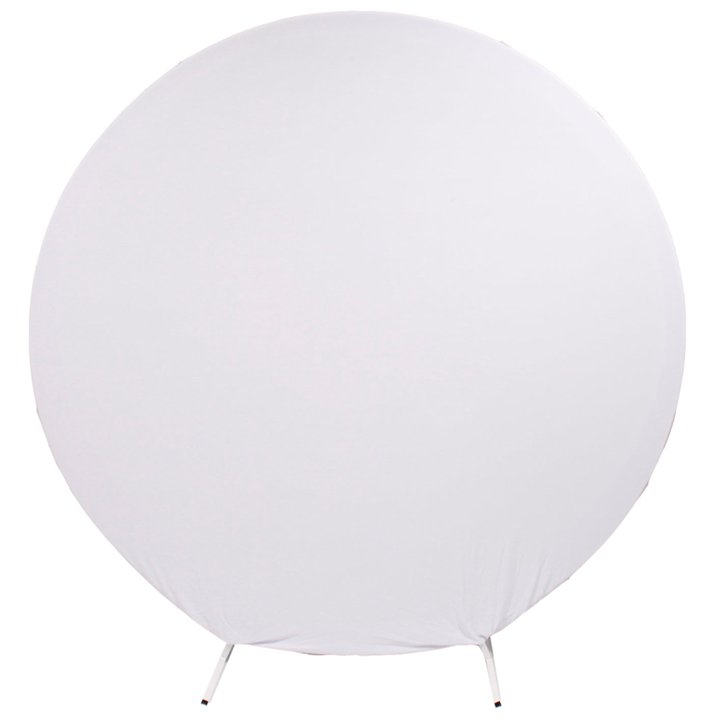 Round Lycra Frame Cover - White (2m) | Luna Wedding & Event Supplies
