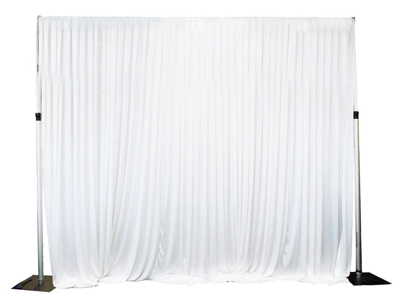 Shop White Satin Ice Silk Backdrops (4x3) | Luna Wedding & Event Supplies