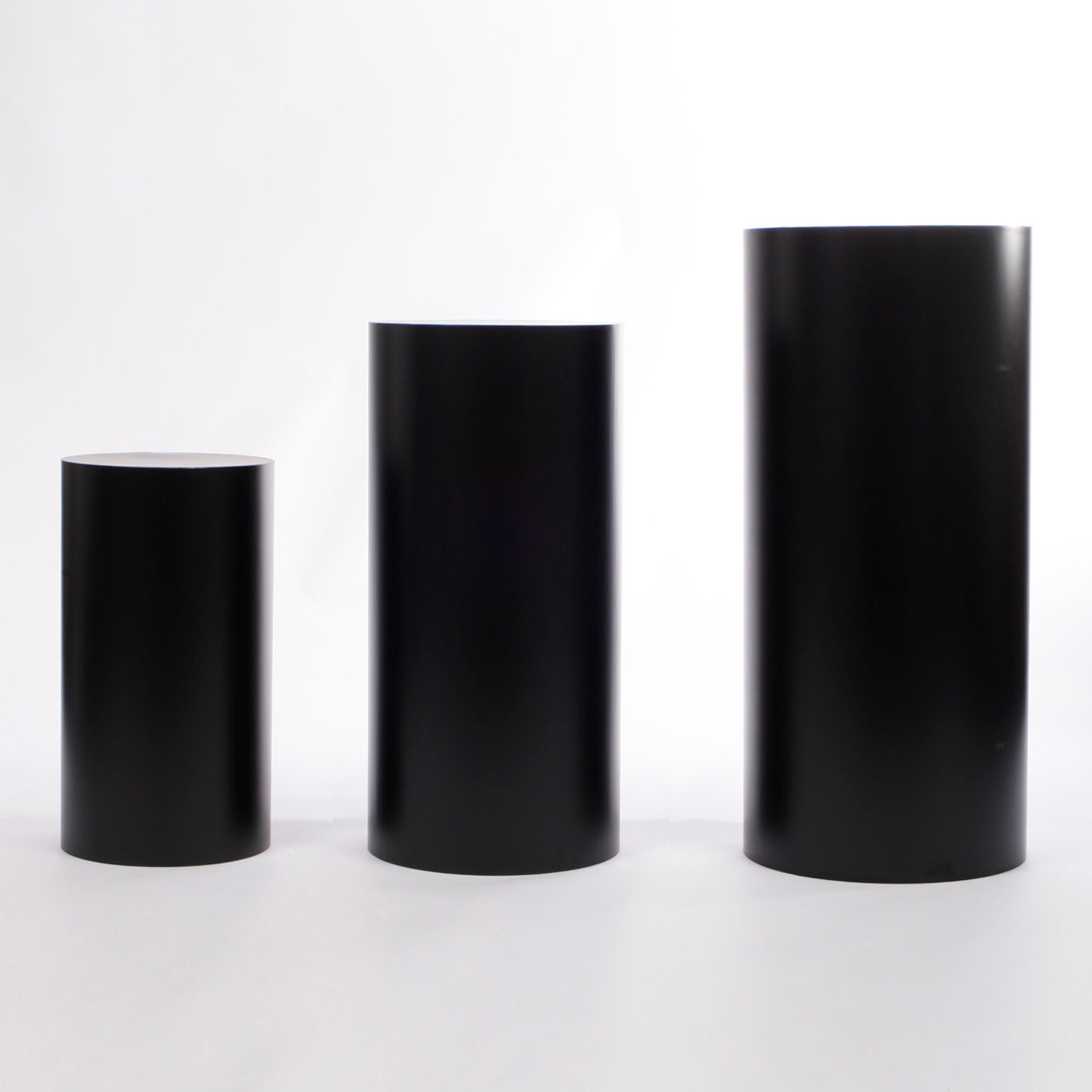 Shop Black Plinths - Set of 3 Wedding Plinths | Luna Wedding & Event ...