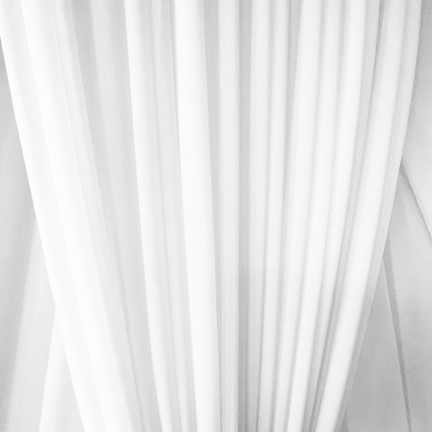 White Chiffon Backdrop - Wedding Chiffon Drapes | Luna Wedding & Event ...