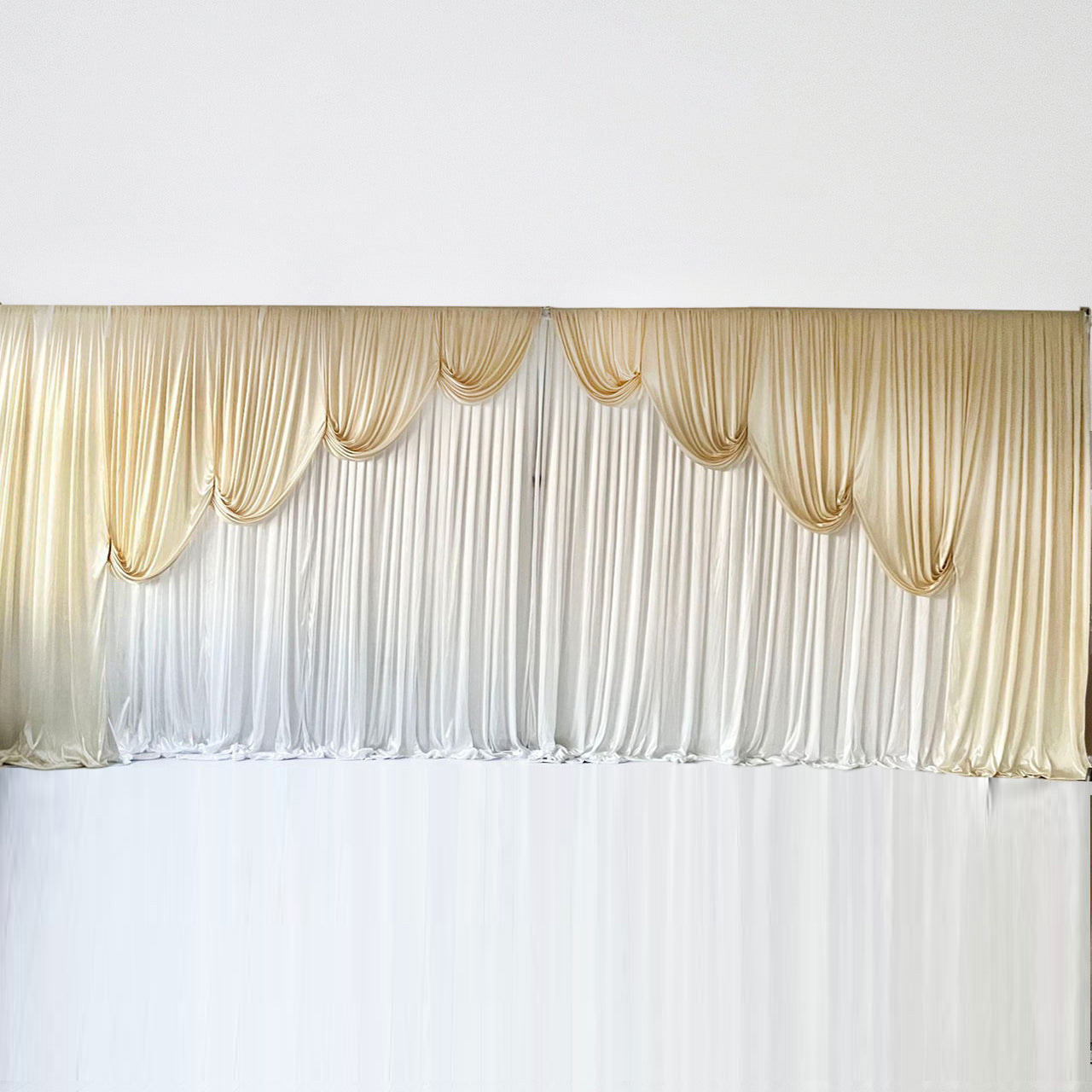 Shop Ice Silk Satin Backdrops (6x3) | Luna Wedding & Event Supplies