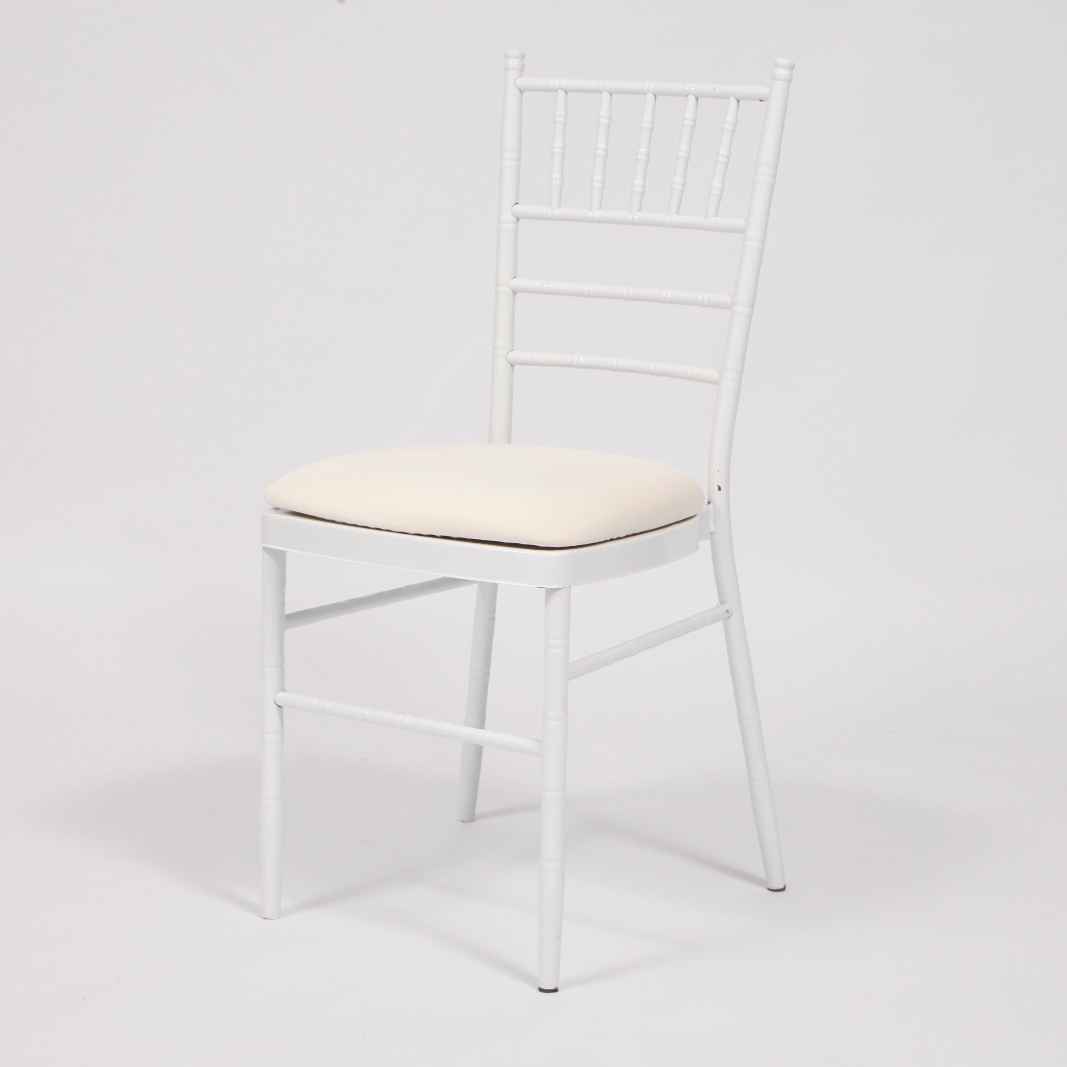 Shop Ivory Tiffany Chair Cushion Covers - Wedding Chair Covers | Luna ...
