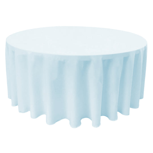 Shop Light Blue Round Tablecloth (300cm) | Luna Wedding & Event Supplies