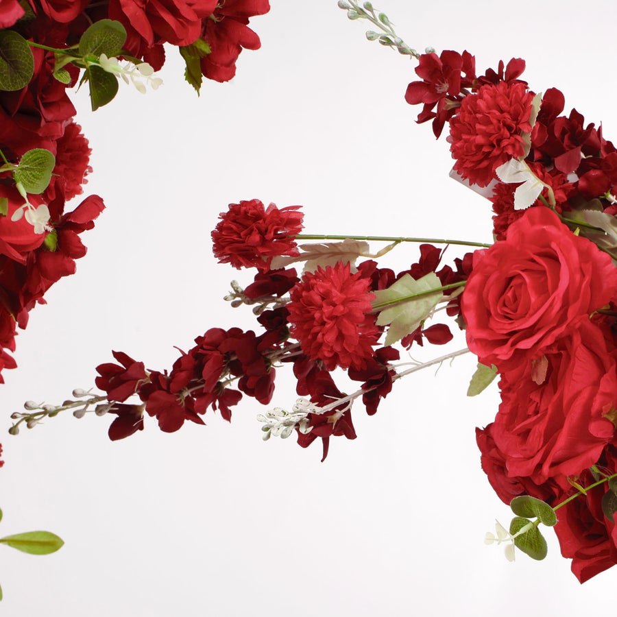 Freestanding Crescent Arch 2 Piece Flower Frame COMBO - Red – Luna ...