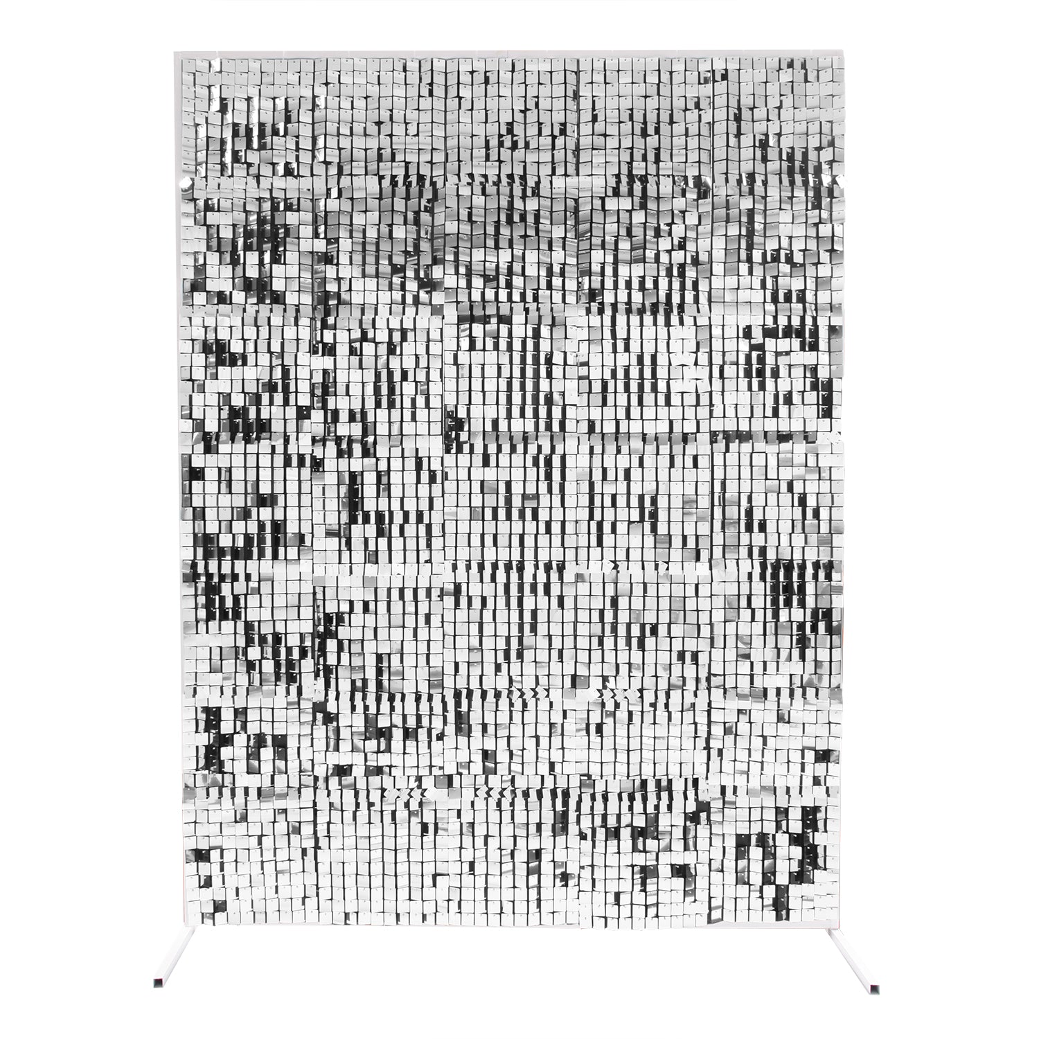 Sequin Shimmer Wall Backdrop & Frame Package - Silver – Luna Wedding ...