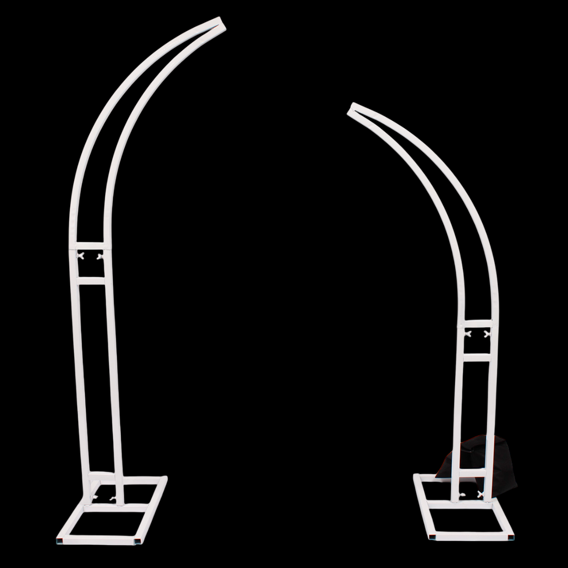 Freestanding Crescent Arch 2 Piece Frame – Luna Wedding & Event Supplies