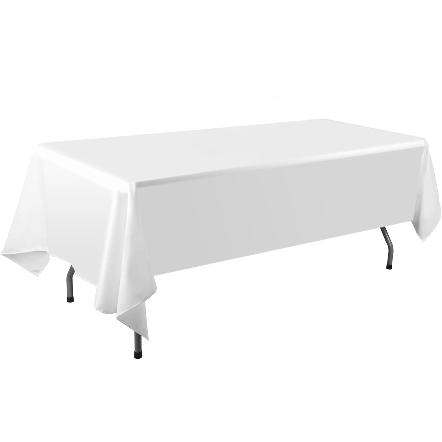 Shop White Rectangle Tablecloths (137 X 244cm) - Rectangle Tablecloths ...