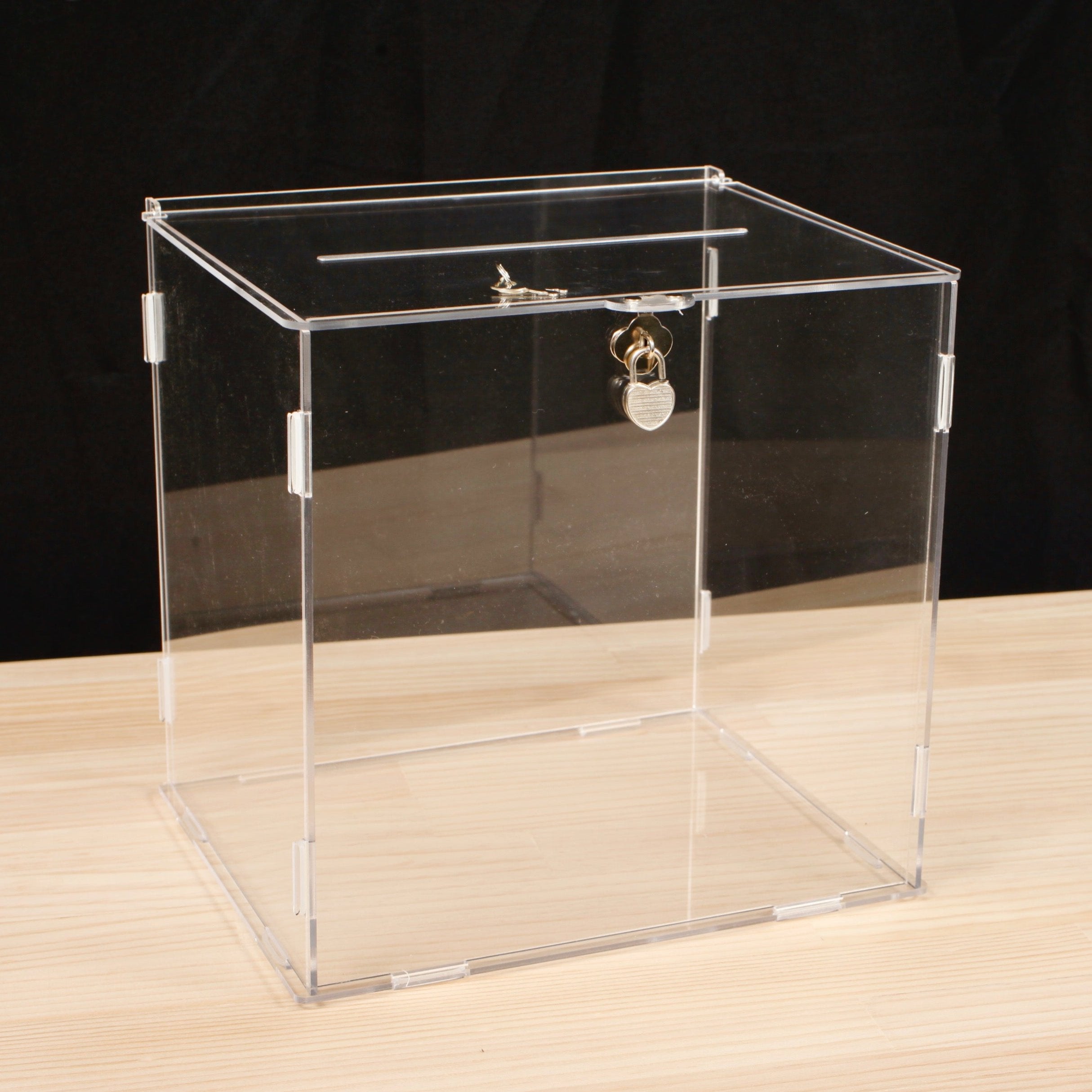 Shop Wishing Wells - Clear Acrylic Card Box | Luna Wedding & Event Supplies