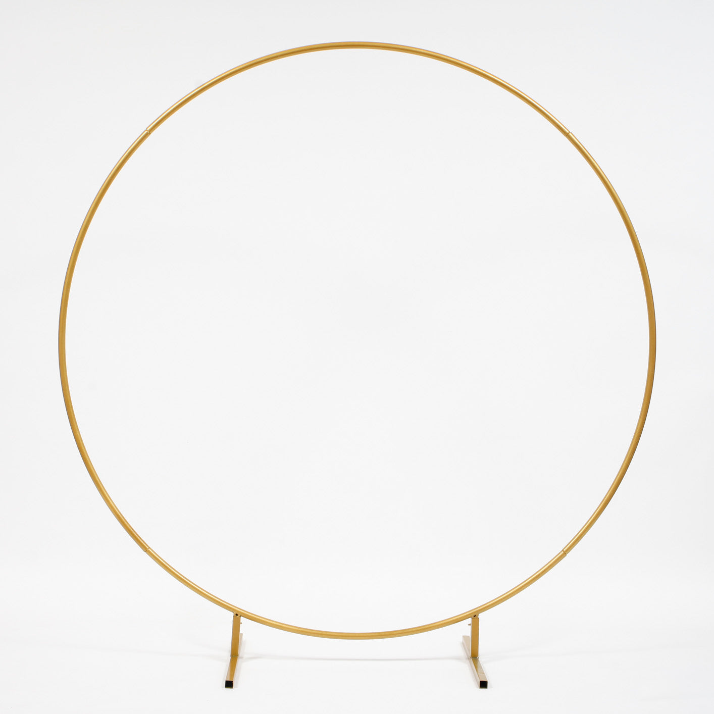 Freestanding 1.5m high Gold Round Hoop Wedding Stand Arch / Flower ...