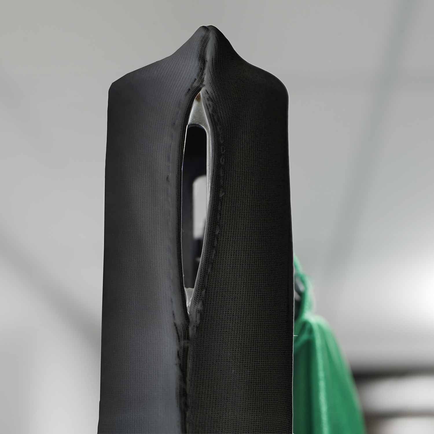 Lycra Spandex Upright Pole Cover Black | Luna Wedding & Event Supplies