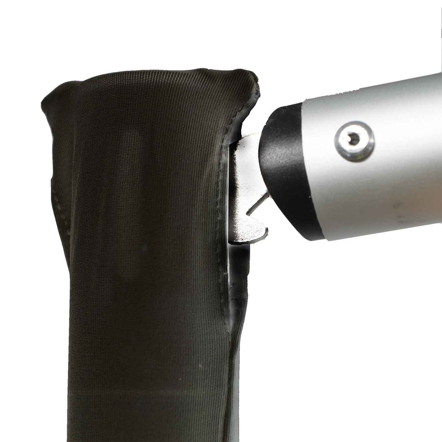 Lycra Spandex Upright Pole Cover Black | Luna Wedding & Event Supplies
