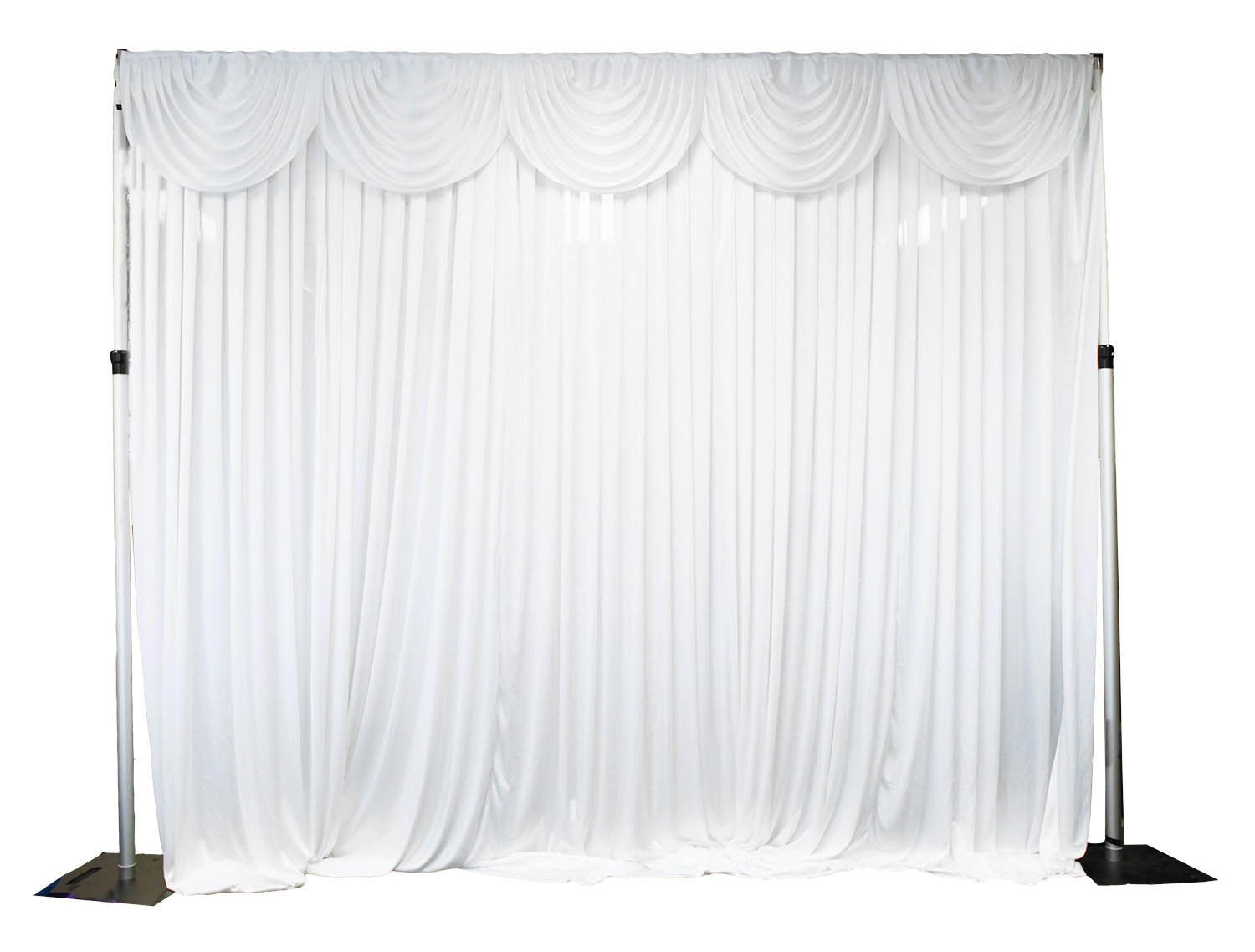 Shop White Ice Silk Satin Backdrops (3x6) | Luna Wedding & Event Supplies
