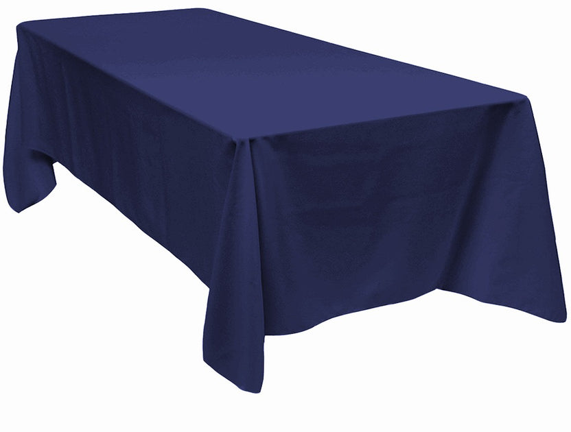 Navy Rectangle Tablecloths (137 X 244cm)| Luna Wedding & Events – Luna ...