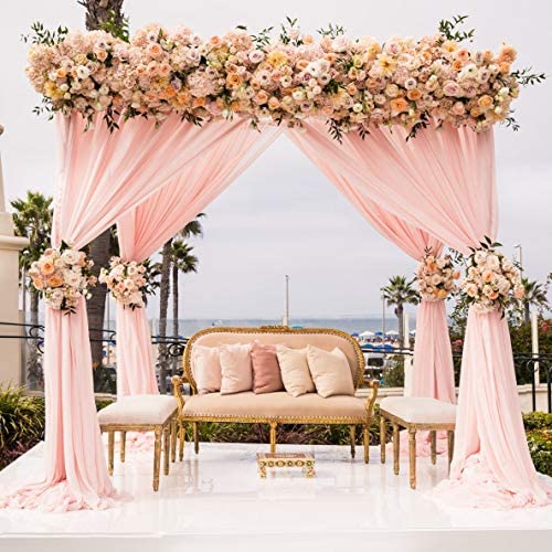 Shop Chiffon Fabric Draping (Blush) | Luna Wedding & Event Supplies