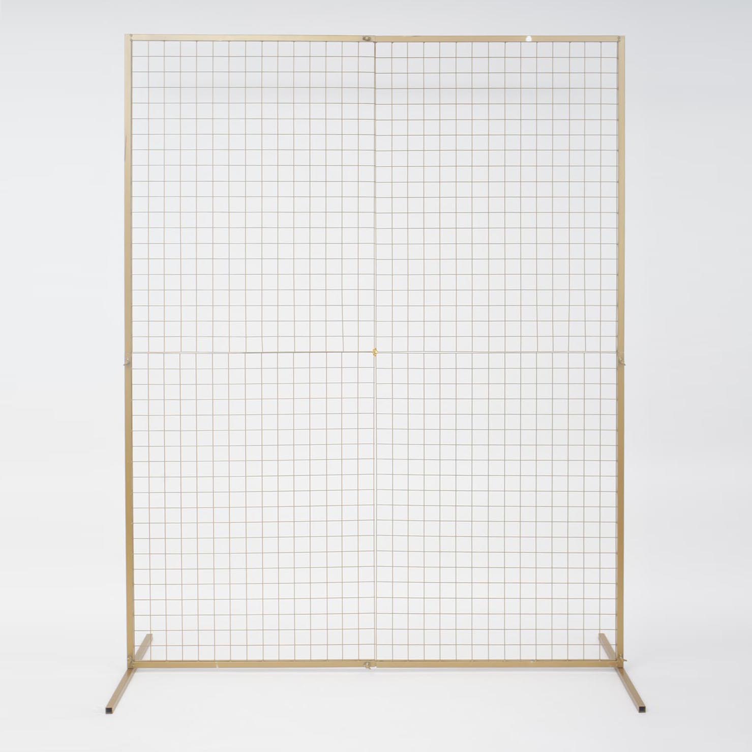 Gold Mesh Stand Frame for Flower Wall and Wedding Backdrop Displays ...