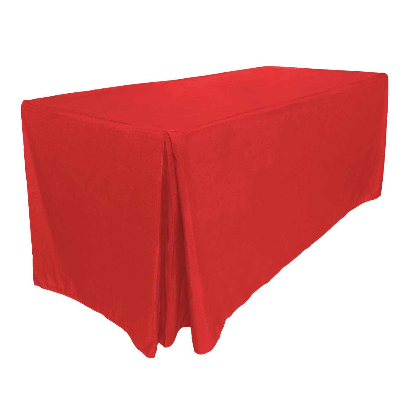 Shop Red Fitted Tablecloth (6ft) | Luna Wedding & Event Supplies