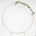 Freestanding 2m high Gold Round Hoop Wedding Arch / Flower Frame – Luna ...