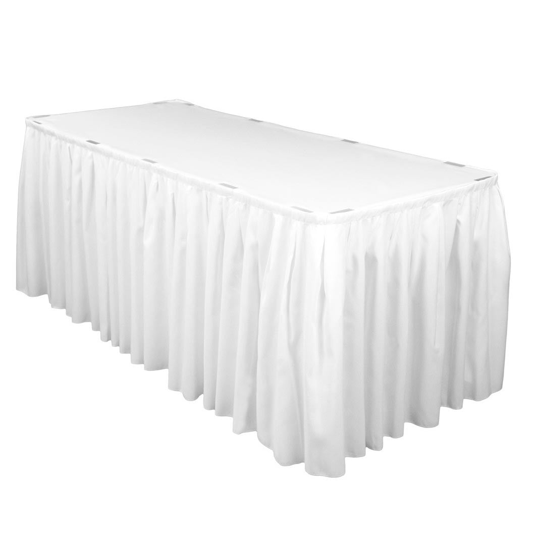 Shop White Table Skirting (3.7m) | Luna Wedding & Event Supplies