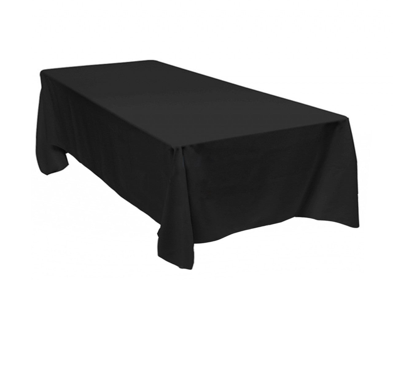 Black Rectangle Tablecloths (137 X 244cm) | Luna Wedding & Event Supplies