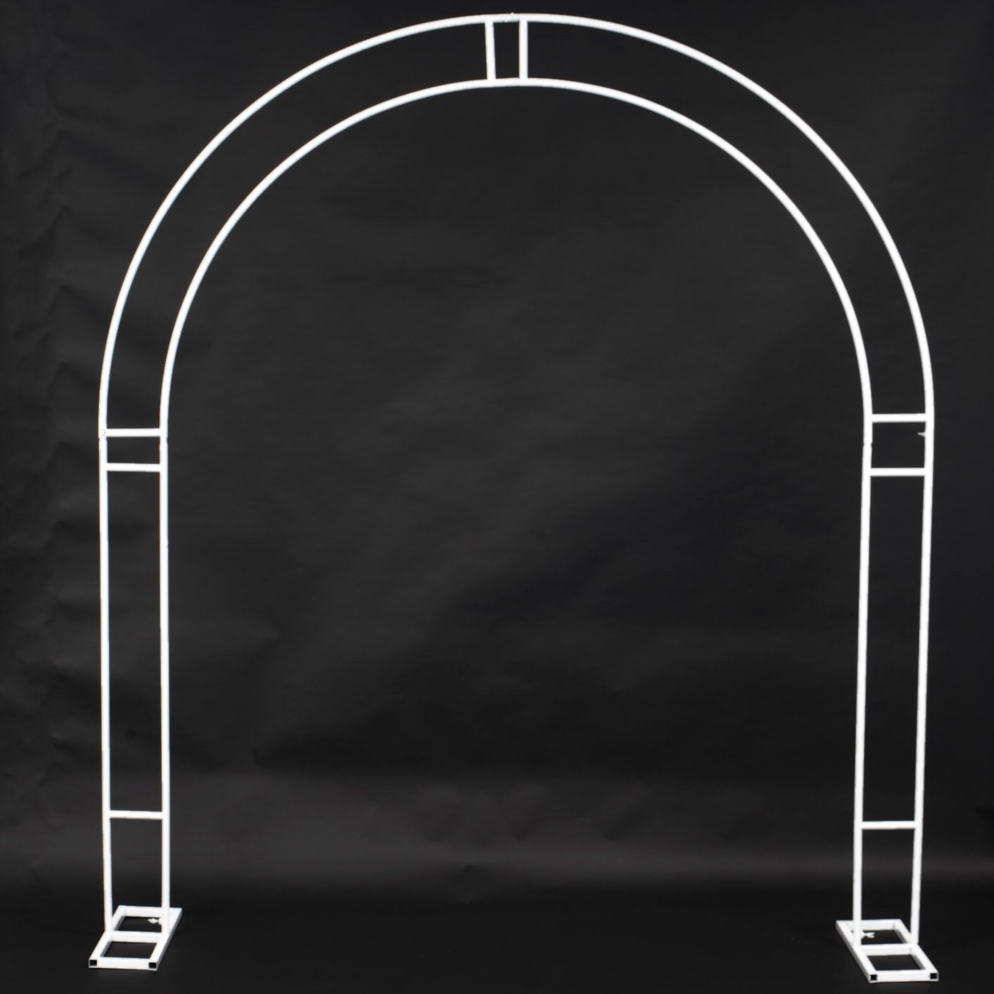 White Round Wedding Stand Frame Arch | Luna Wedding & Event Supplies