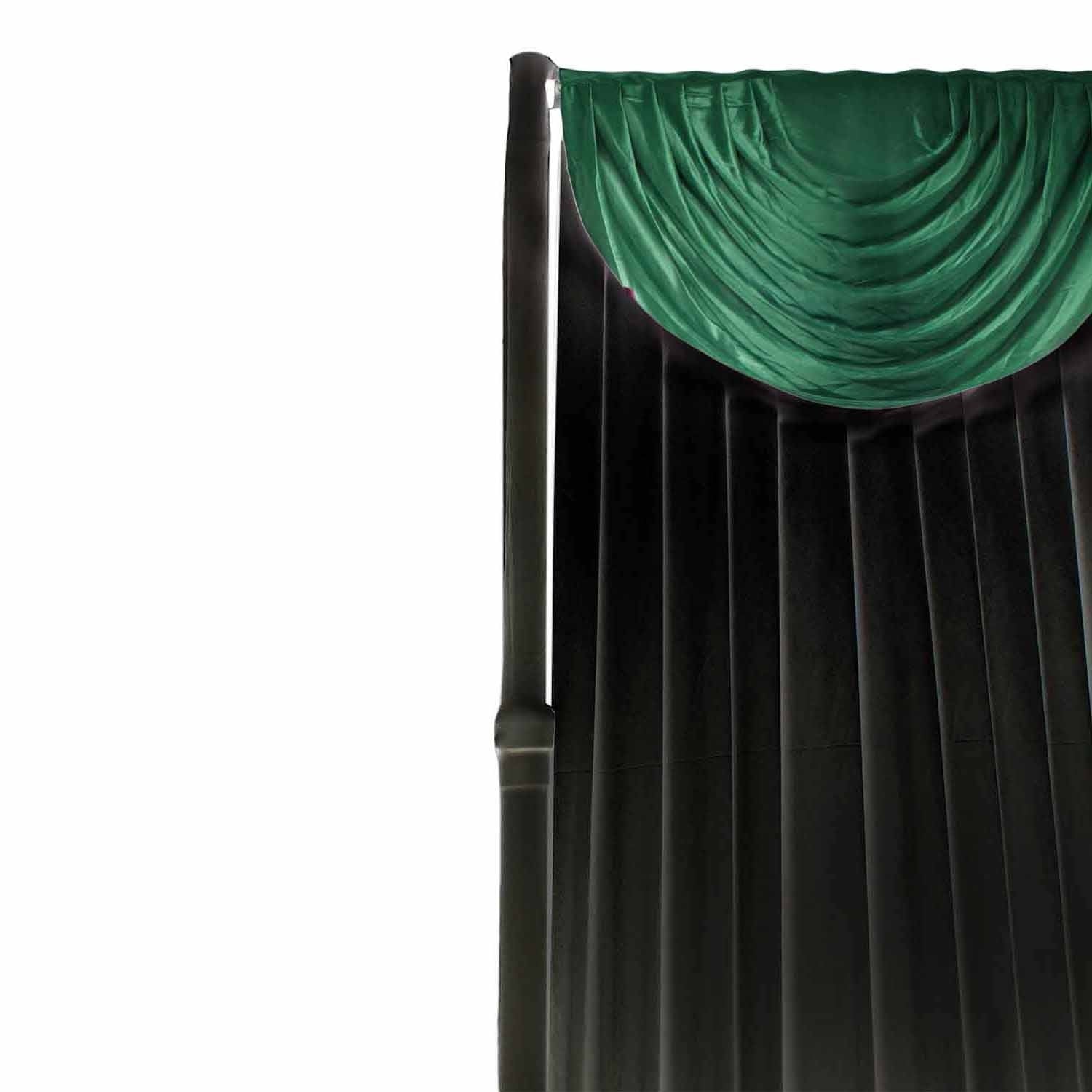 Lycra Spandex Upright Pole Cover Black | Luna Wedding & Event Supplies