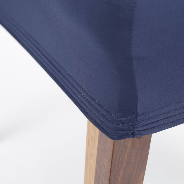 Shop Navy Lycra Dining Chair Covers (190gsm) - Wedding Chair Covers ...