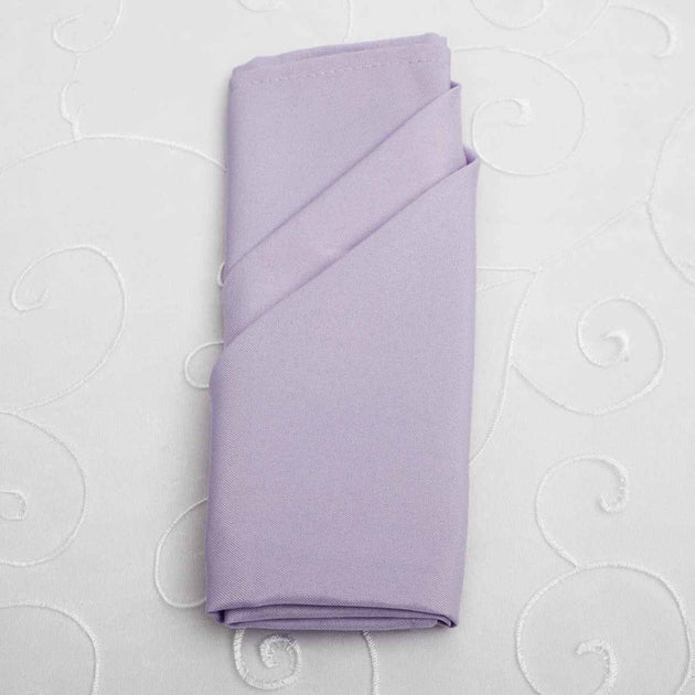 Shop Cloth Napkins (Lavender) - Linen Napkins | Luna Wedding & Event ...